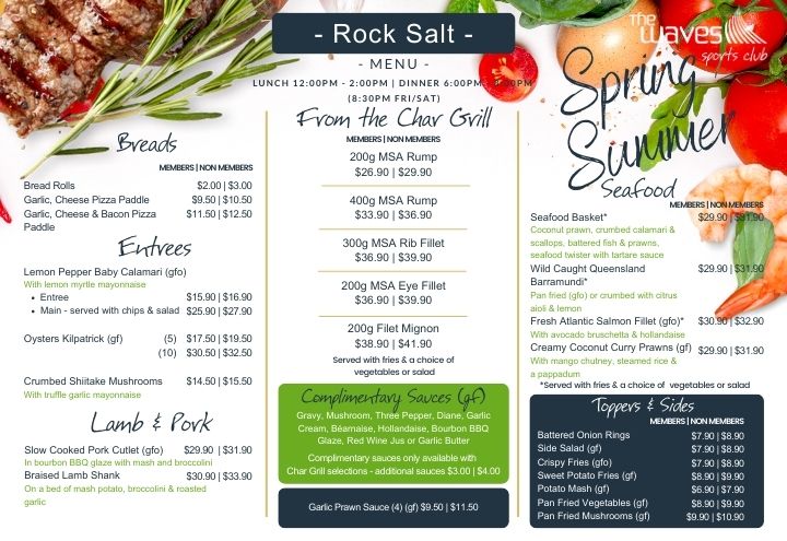 Dining Bundaberg | Lunch & Dinner | For The Entire Family