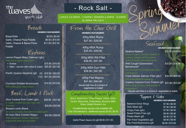 Dining Bundaberg | Lunch & Dinner | For The Entire Family